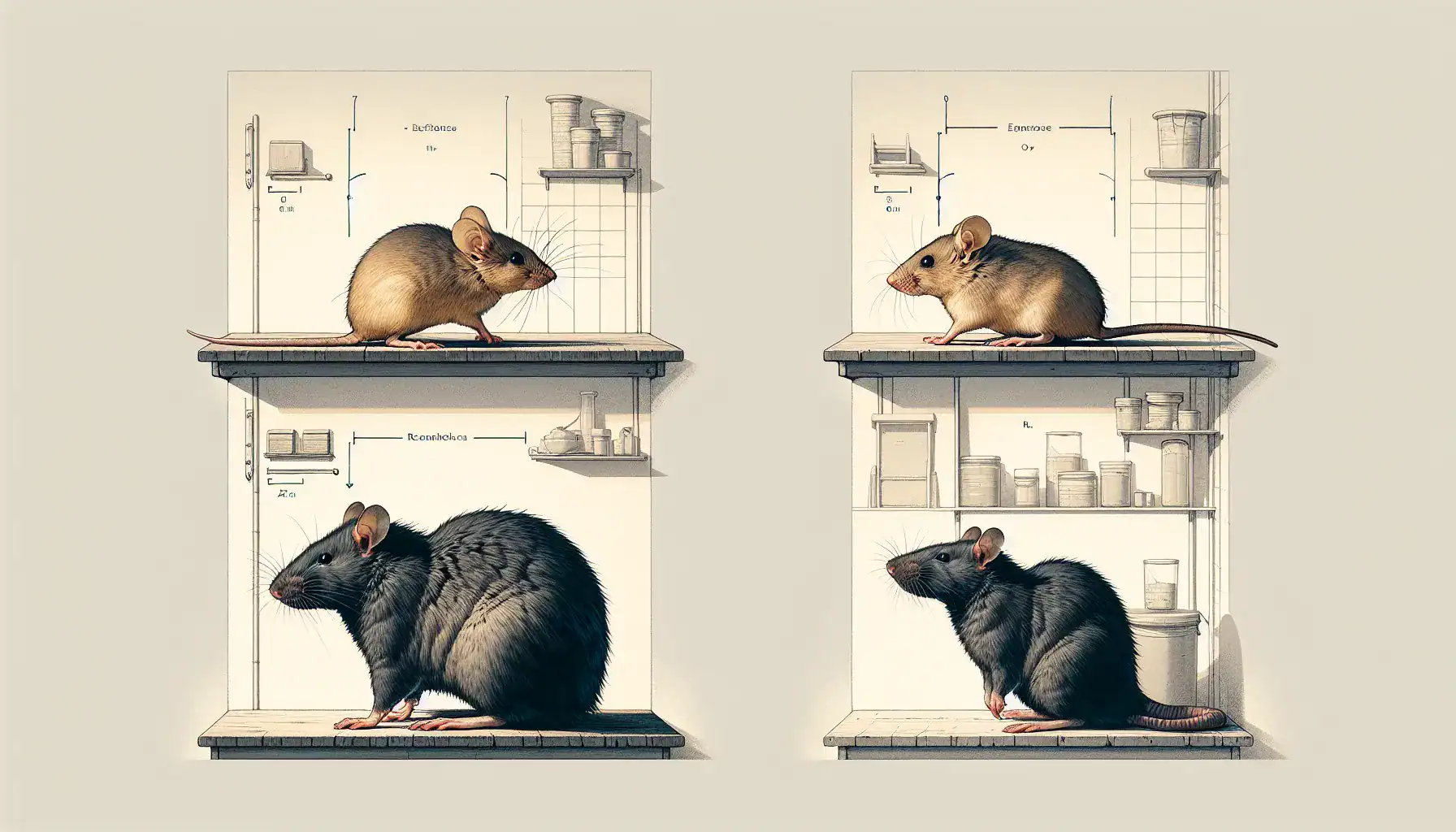 ¿Cuál Es la Diferencia Entre un Ratón y una Rata?