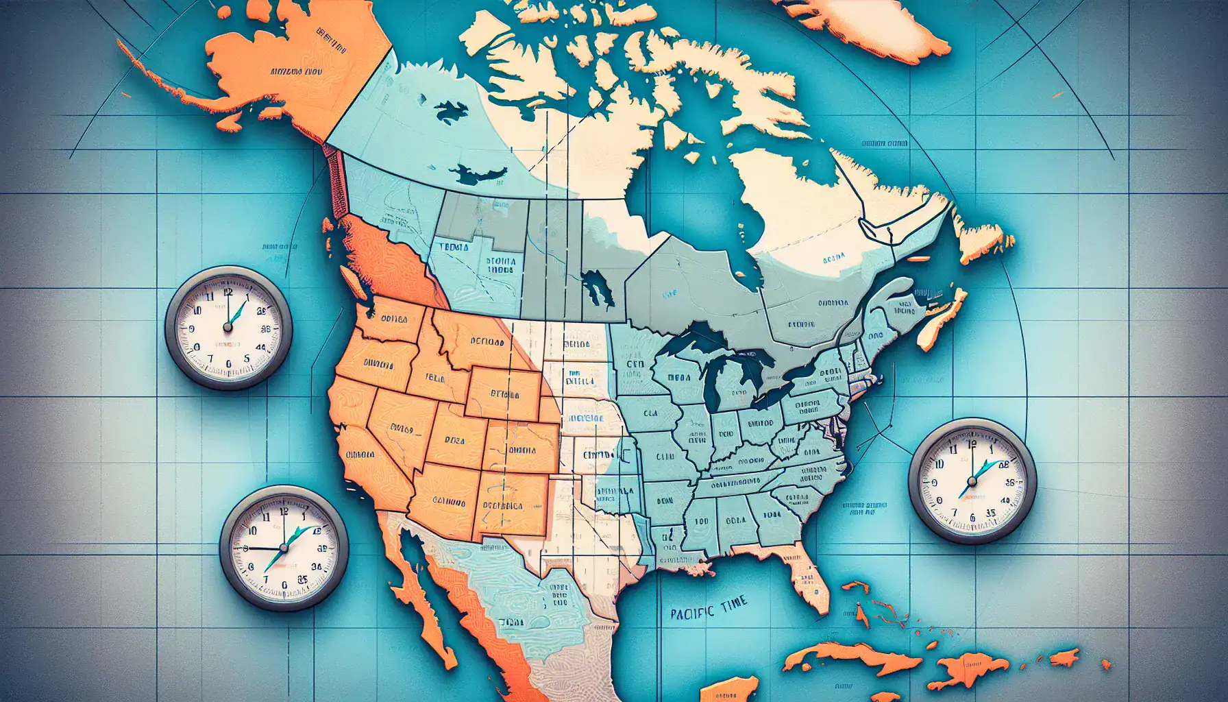 Diferencias Entre la Hora Central y la Hora del Pacífico
