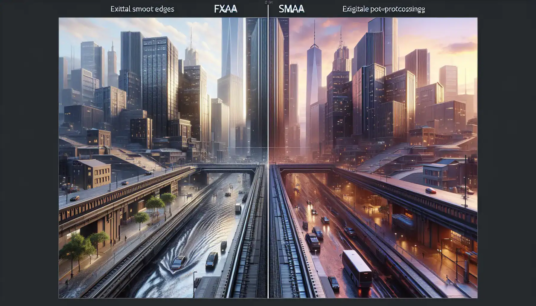 ¿Cuál Es la Diferencia Entre FXAA y SMAA?